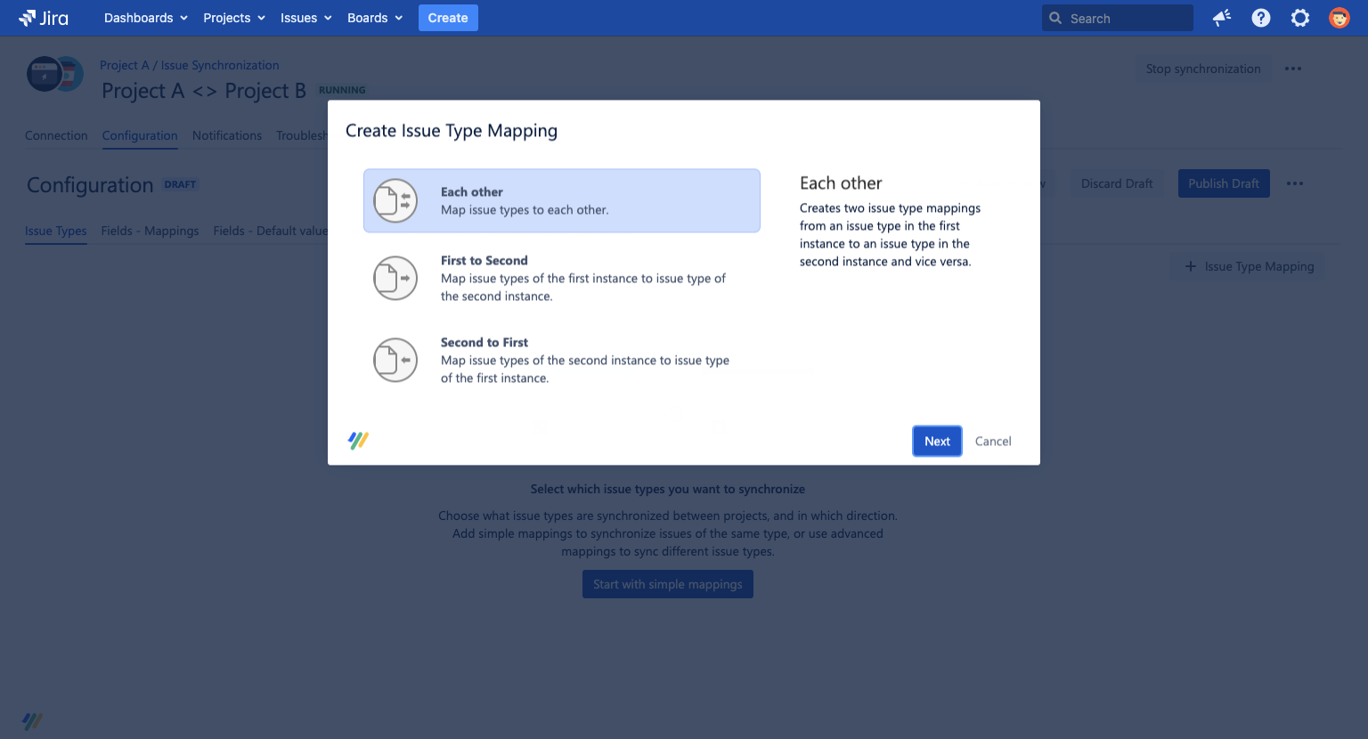 Issue Type Mappings
